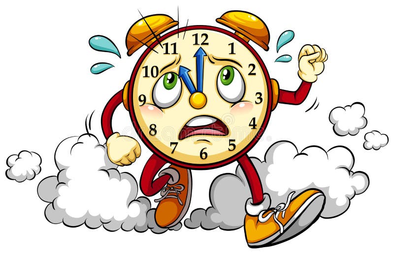 Clock Showing the Eleventh Hour Stock Vector - Illustration of isolated ...