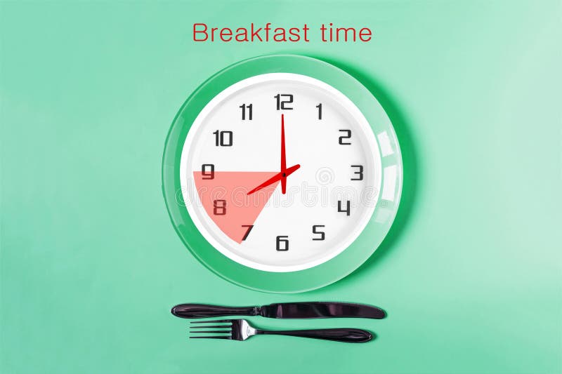 Breakfast Clock Vector Stock Photos - Free & Royalty-Free Stock Photos ...