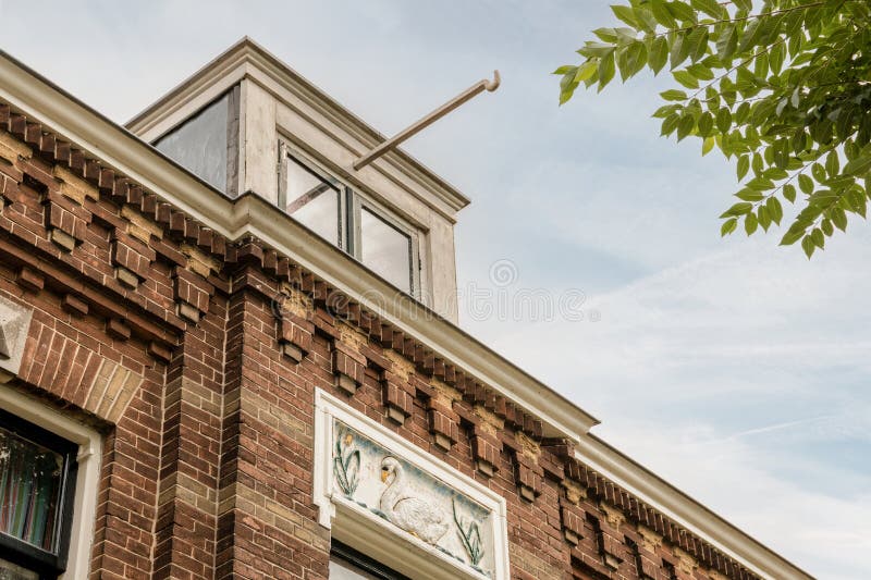 A Brick Building with a Weather Vane on Top Editorial Photo - Image of ...