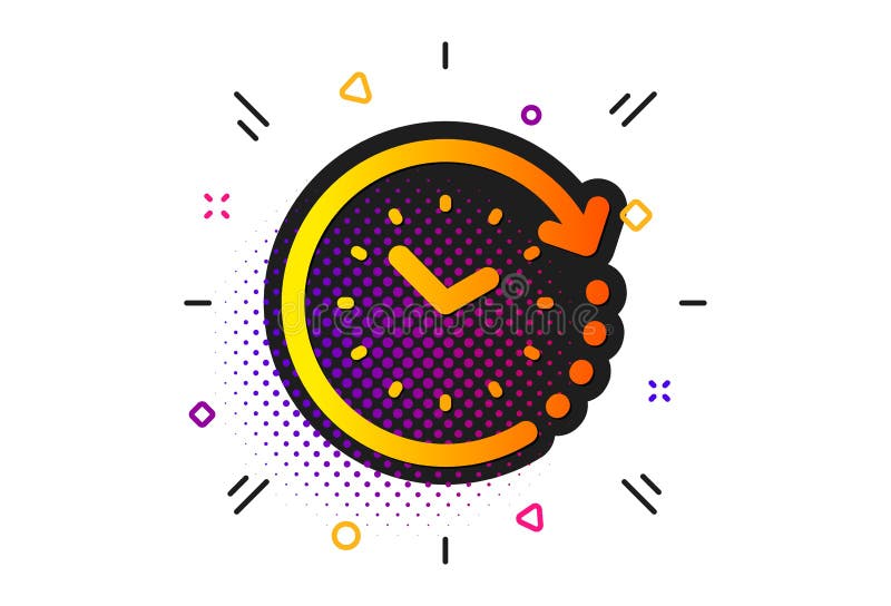 Time Change Icon. Clock Sign. Watch. Vector Stock Vector - Illustration ...