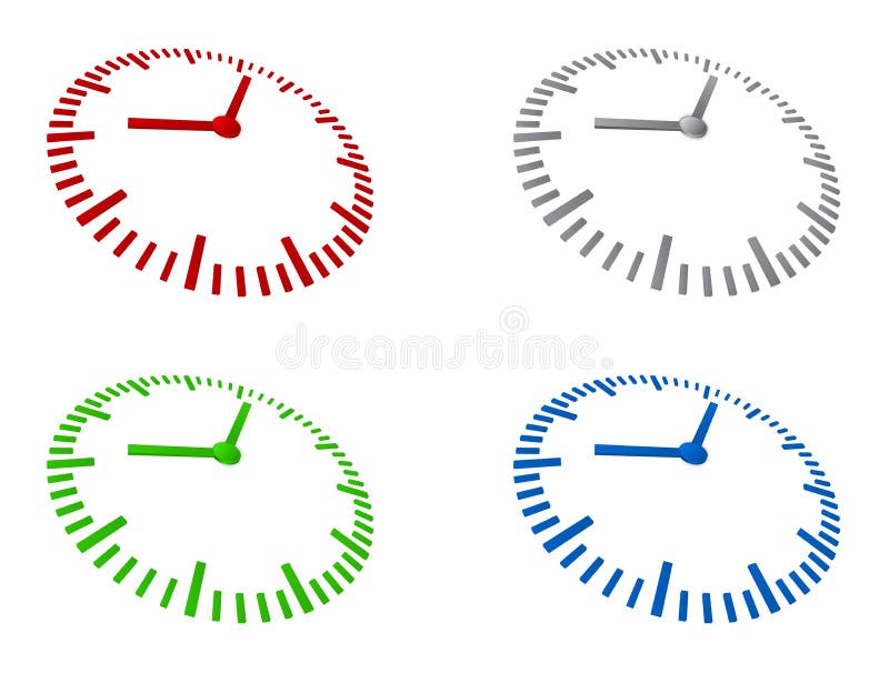 Clock sign template stock vector. Illustration of element - 200543301