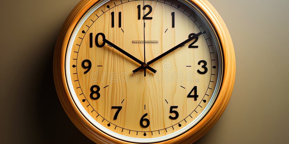 A Clock with a Simple and Clear Dial, Ideal for Everyday Us Stock Photo ...