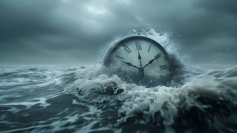 Clock Spinning Rapidly, Concept of Time Trave, Depression Countdown ...