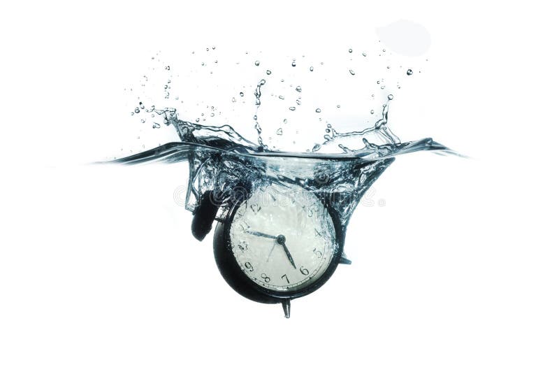 Clock Splash stock image. Image of macro, still, clock - 22979797