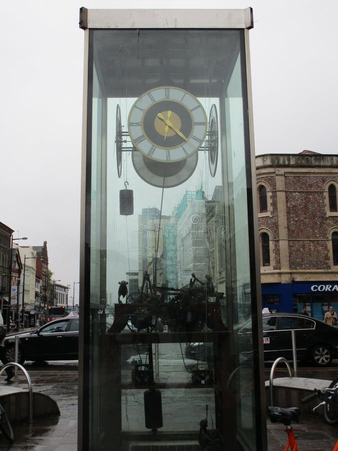 Clock editorial photo. Image of street, measurement, hand - 73914346