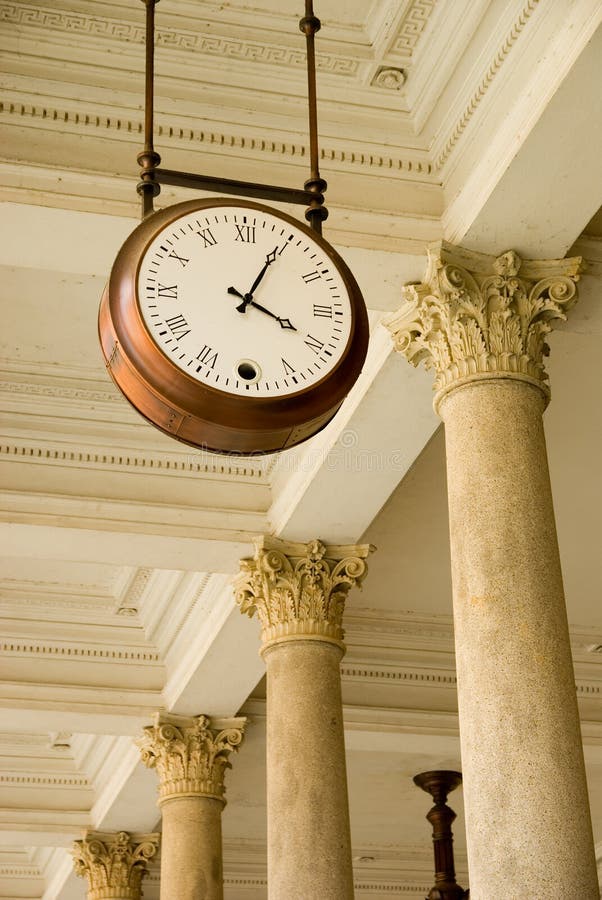 Clock at Historic Union Station Kansas City Missouri Stock Photo ...