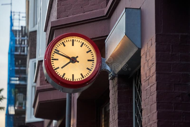 Clock at a Station stock image. Image of analogue, clock - 180810413