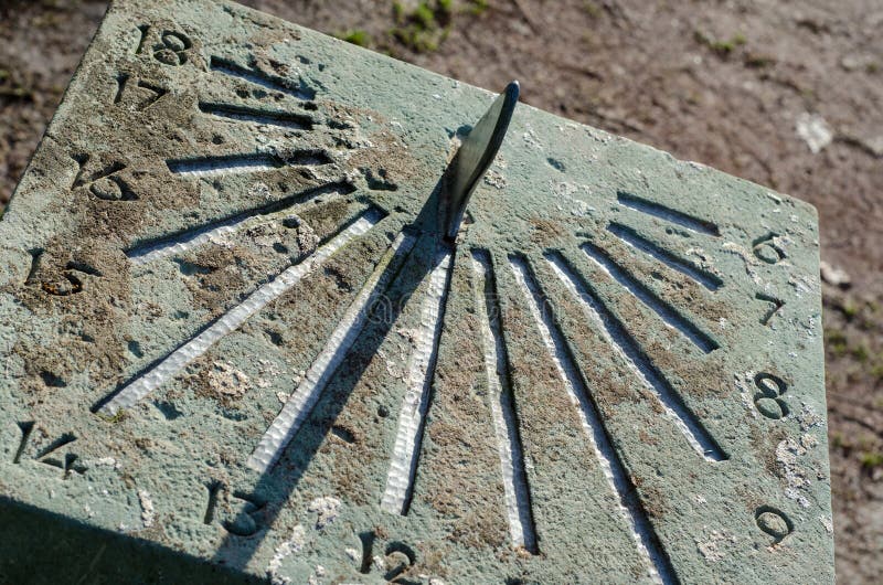 Clock Stone Sundial stock photo. Image of ancient, clock - 141383838