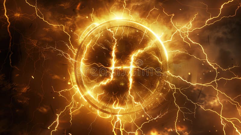 A Clock Struck by Lightning, Perfect for Illustrating Concepts of Time ...