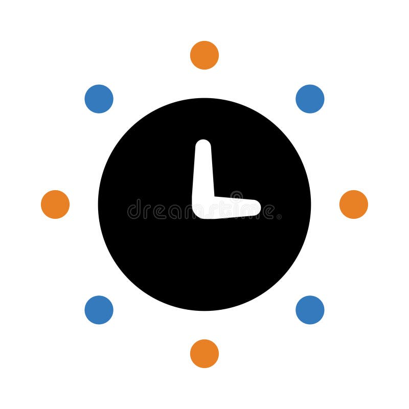 Clock, Table Clock, Wall Clock, Wall Clock Icon Stock Vector ...