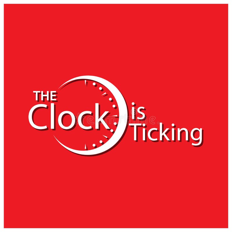 Clock Ticking Earth stock illustration. Illustration of background ...