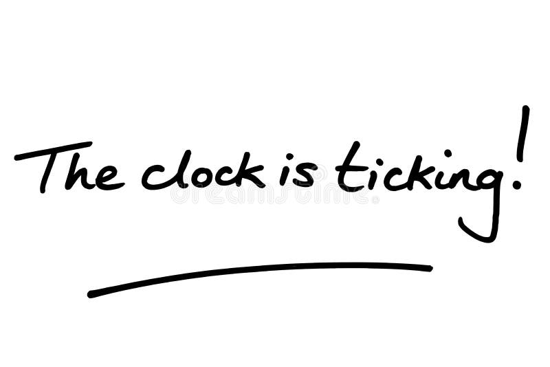 Clock Ticking Earth stock illustration. Illustration of background ...