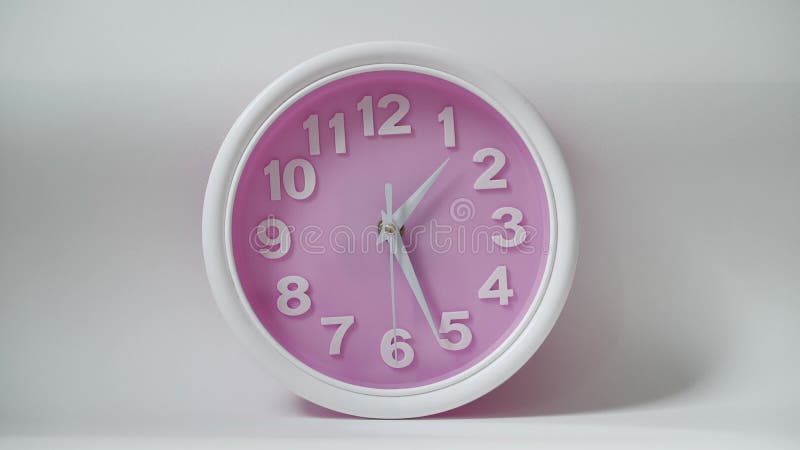 Clock ticking in real time stock video. Video of cycle - 257224015