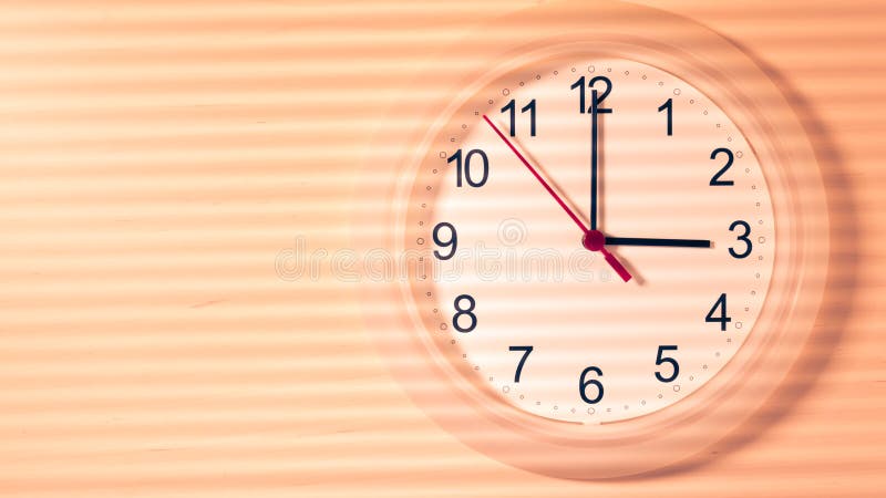 Three Hours and Five Minutes Stock Image - Image of three, minutes ...
