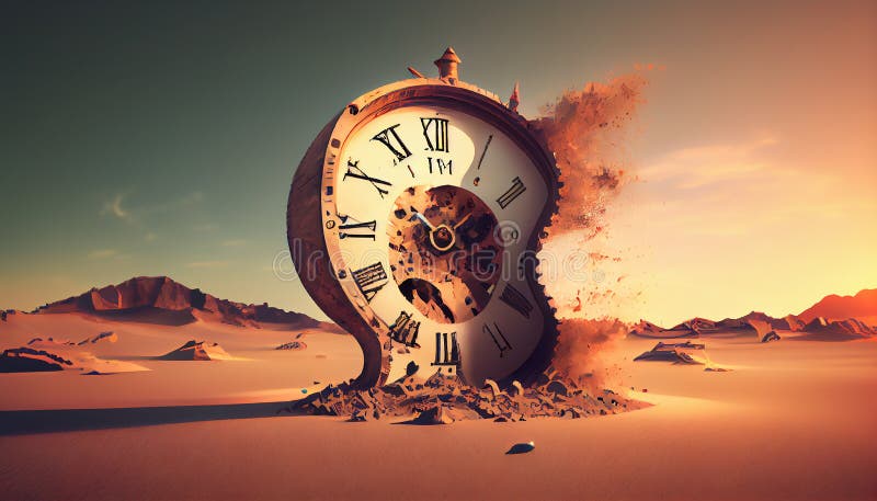Clock Ticks, Sands Slip, Sun Sets, Success Awaits ,generative AI Stock ...