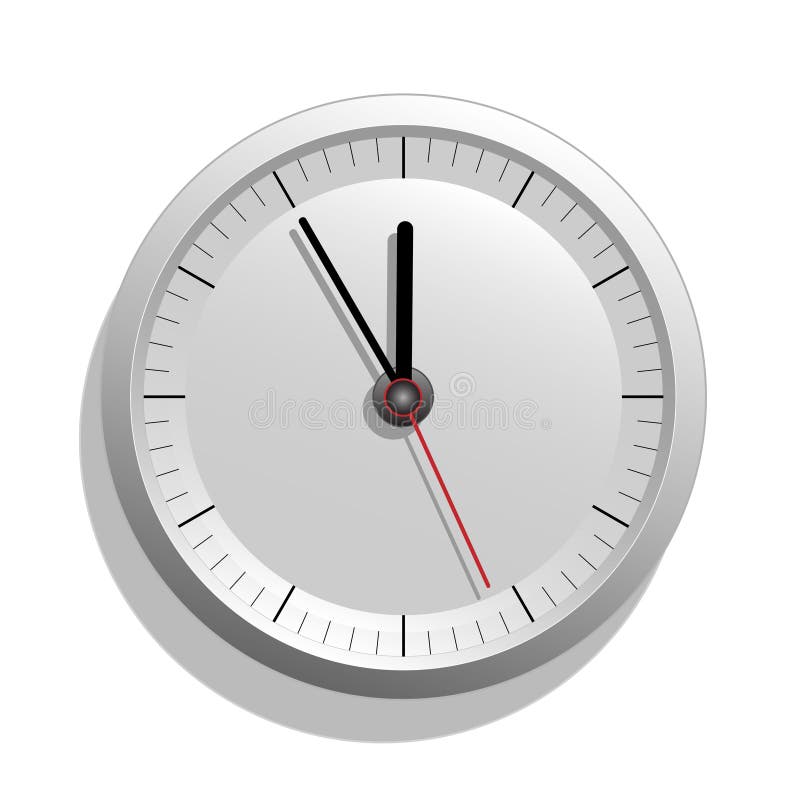 Clock-Time stock vector. Illustration of time, clock - 11362383