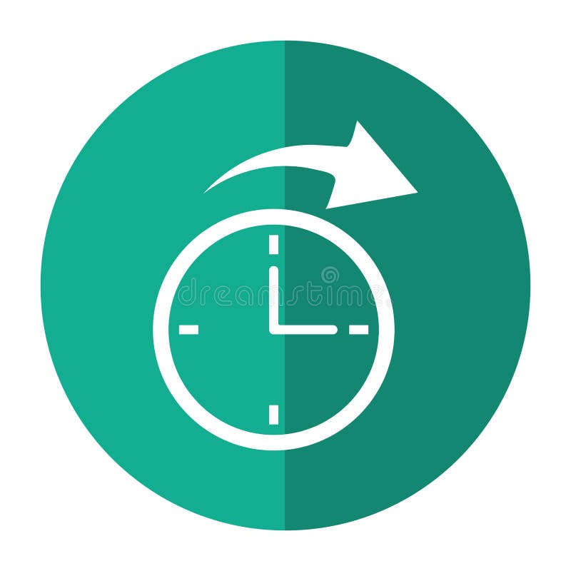 Time arrow stock illustration. Illustration of hour, arrow - 21164243