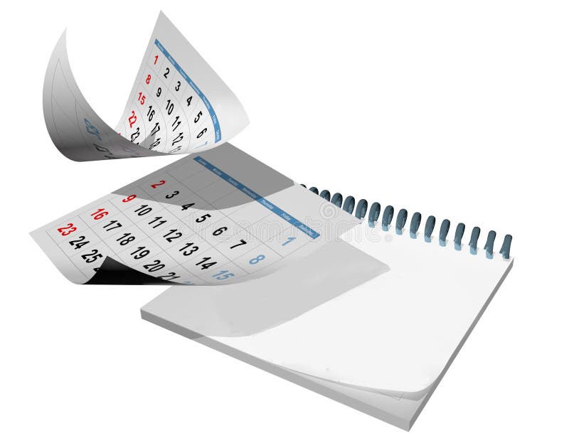 Calendar Pages Flying Stock Illustrations – 67 Calendar Pages Flying ...