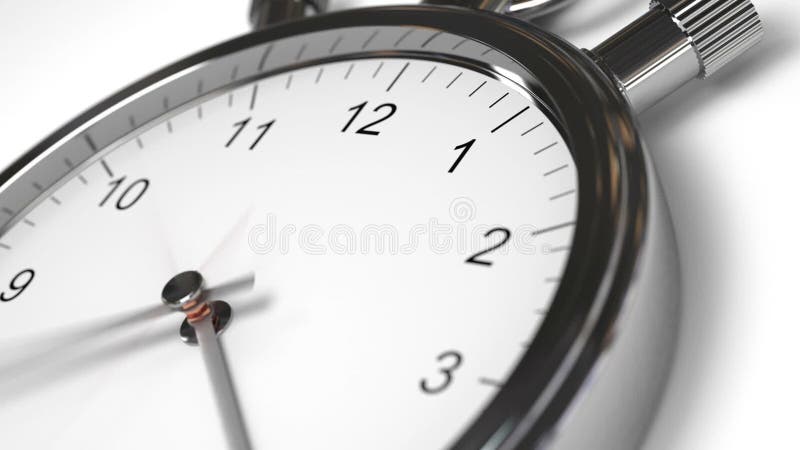 4K Clock Time Clock Dial Pointer Shuttleå†² Screen Loop Animation Stock ...