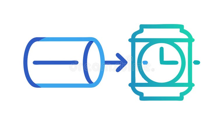 Clock Time Management Flat Vector Illustration, Vector Design ...