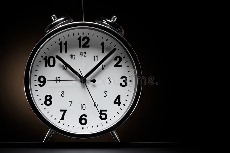 Clock in Time Space. Time Concept, Futuristic Abstract Background.by ...