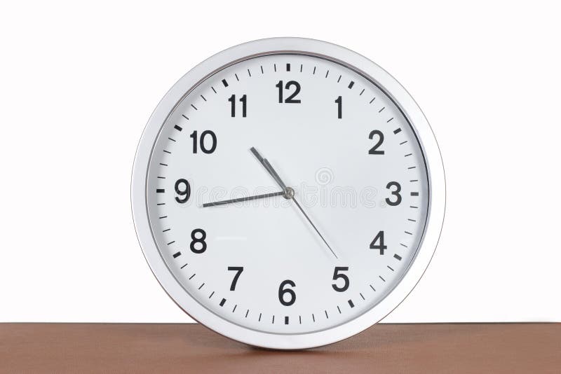 Clock on time stock image. Image of instrument, checking - 98897731