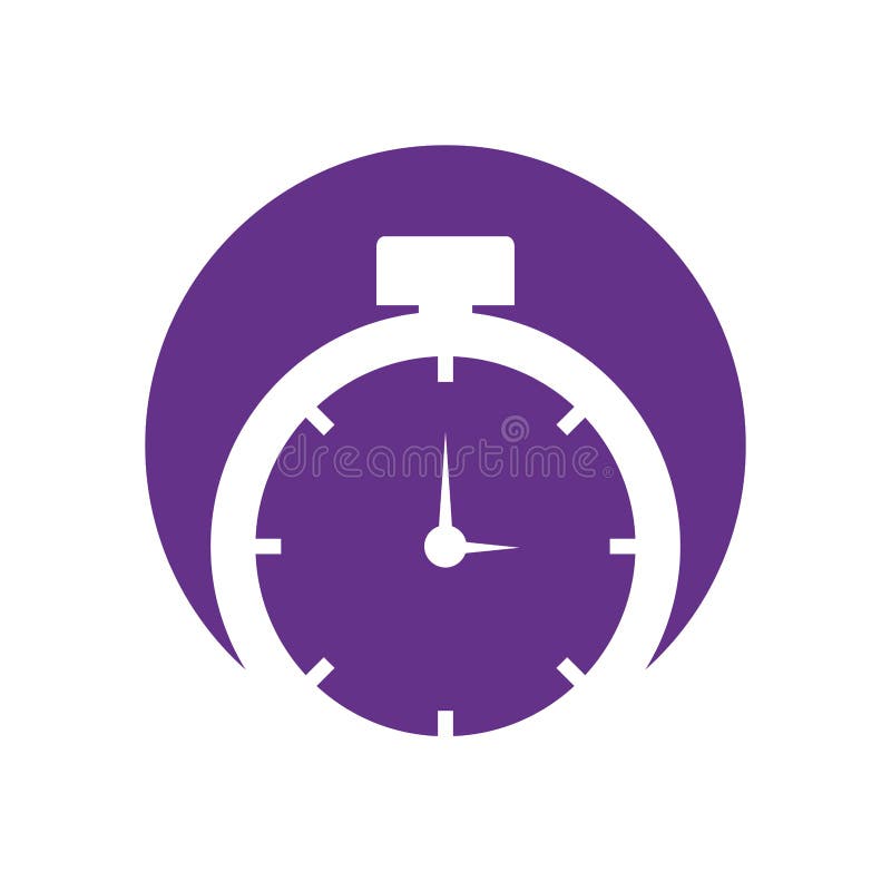 Clock Time Watch Timer Symbol Stock Vector - Illustration of sign ...