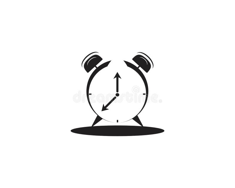 Clock Timer Logo Vector Template Stock Vector - Illustration of element ...