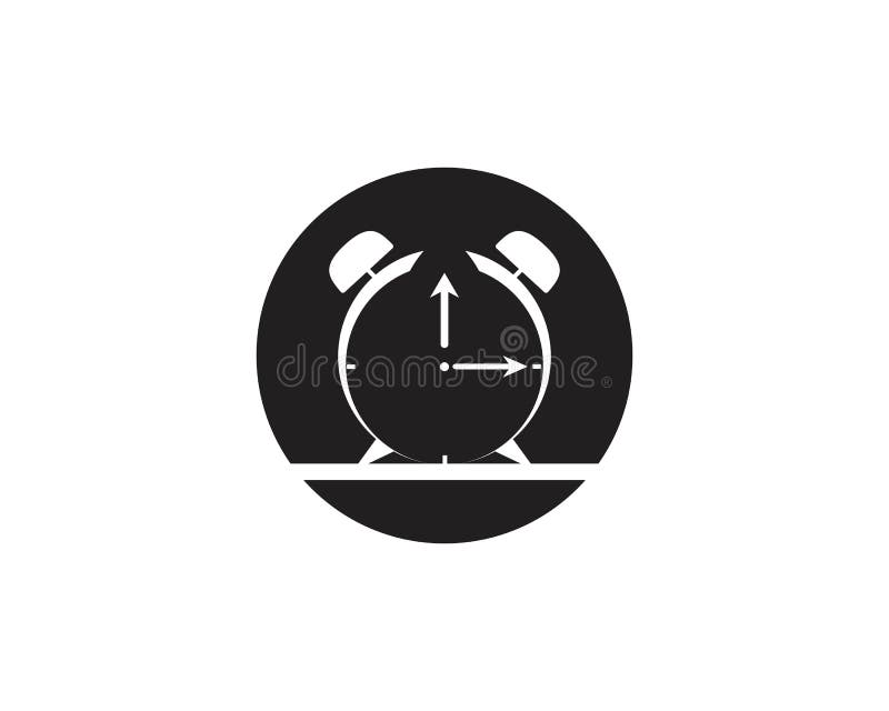 Clock Timer Logo Vector Template Stock Vector - Illustration of symbol ...