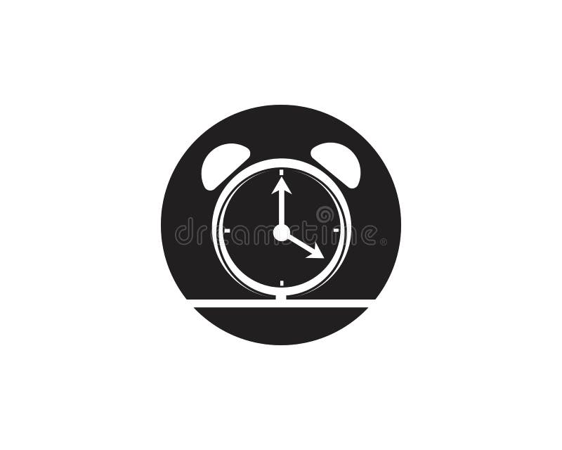 Clock Timer Logo Vector Template Stock Vector - Illustration of symbol ...