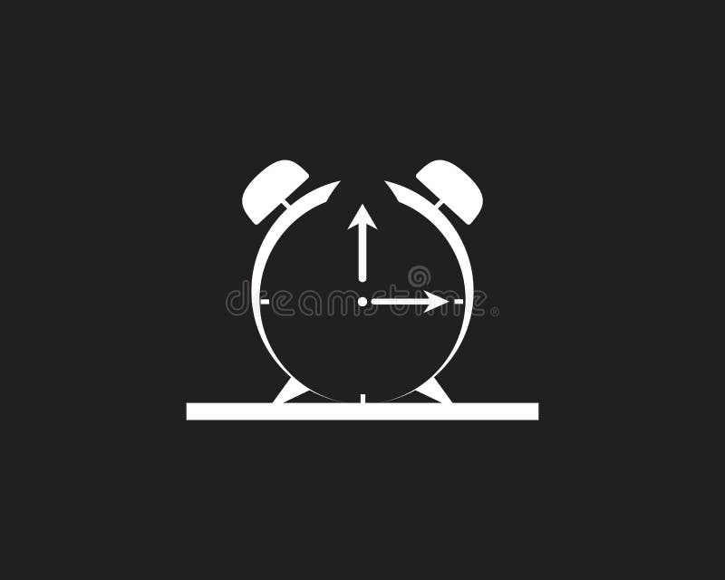 Clock Timer Logo Vector Template Stock Vector - Illustration of minute ...