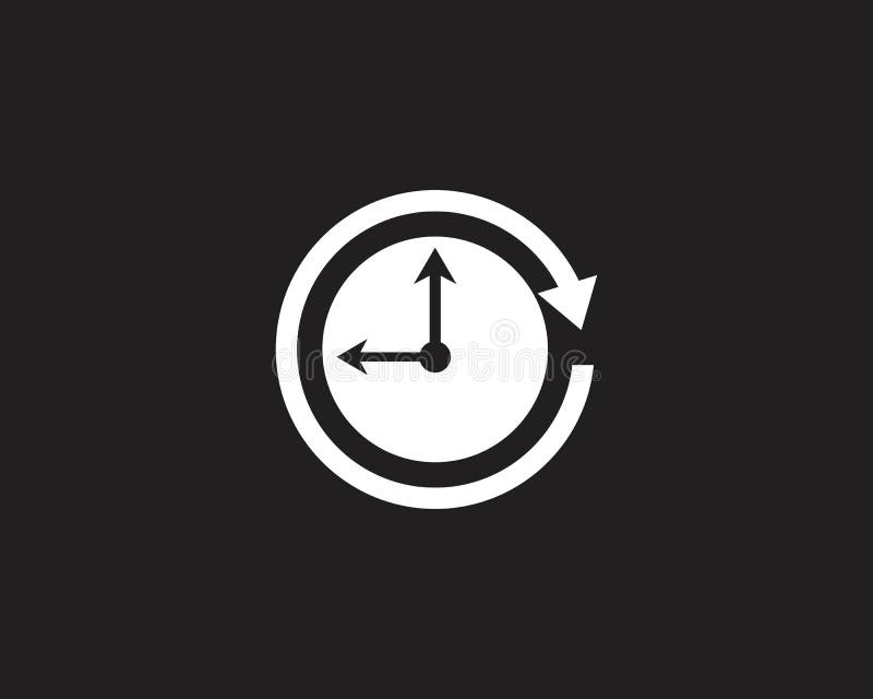 Clock Timer Logo Vector Template Stock Vector - Illustration of speed ...