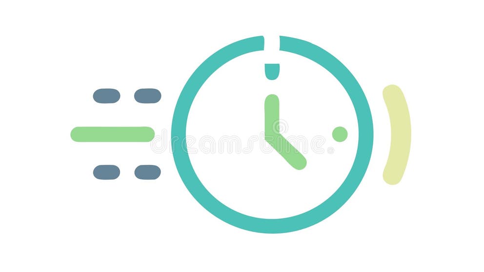 Clock Timer Outline Icon, Time Measurement Symbol, Vector Design ...