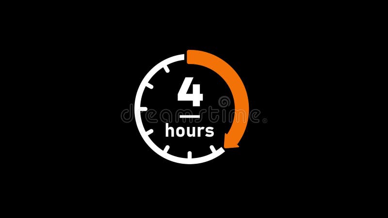 Clock , Timer Time Passage , Waiting Time Animation 4K | 12 Hours Stock ...