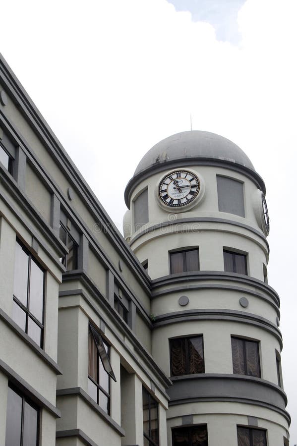 Clock tower stock photo. Image of glass, wall, tower - 12581856