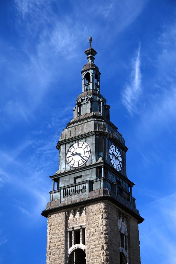 Russian Landmark - Clock Tower Stock Image - Image of details, detail ...