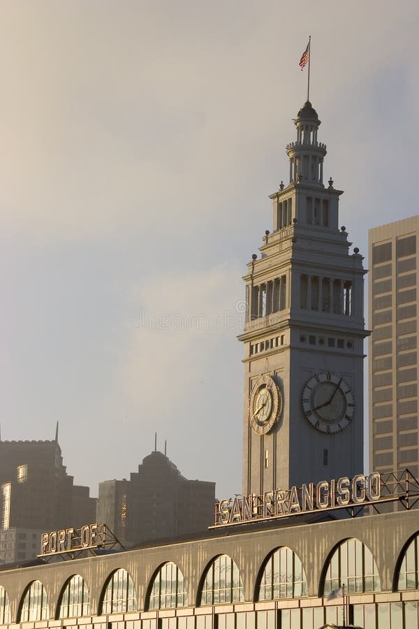 Clock Tower #2 stock image. Image of ferry, clock, farmers - 360177