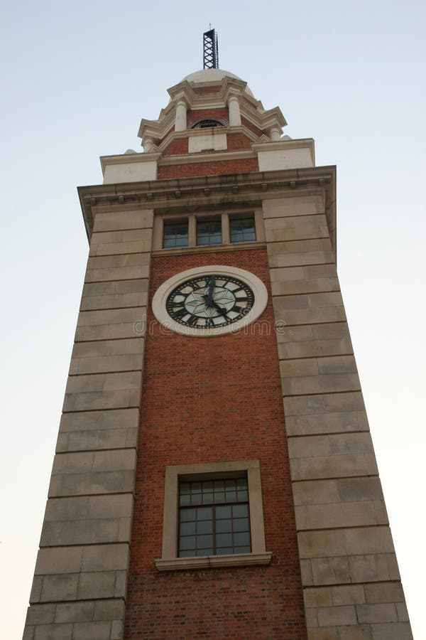 Clock tower stock image. Image of asia, kowloon, history - 358319