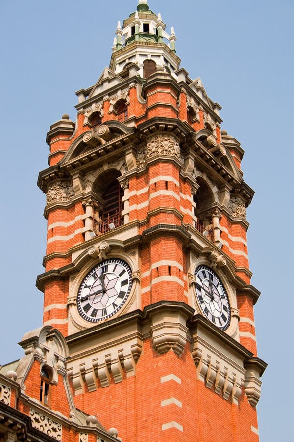 Post Office Clock Tower - Porto Alegre - Brazil Stock Photo - Image of ...