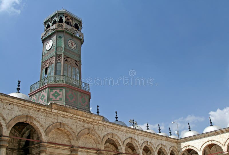 Clock Tower stock image. Image of marble, cloud, egyptian - 712853