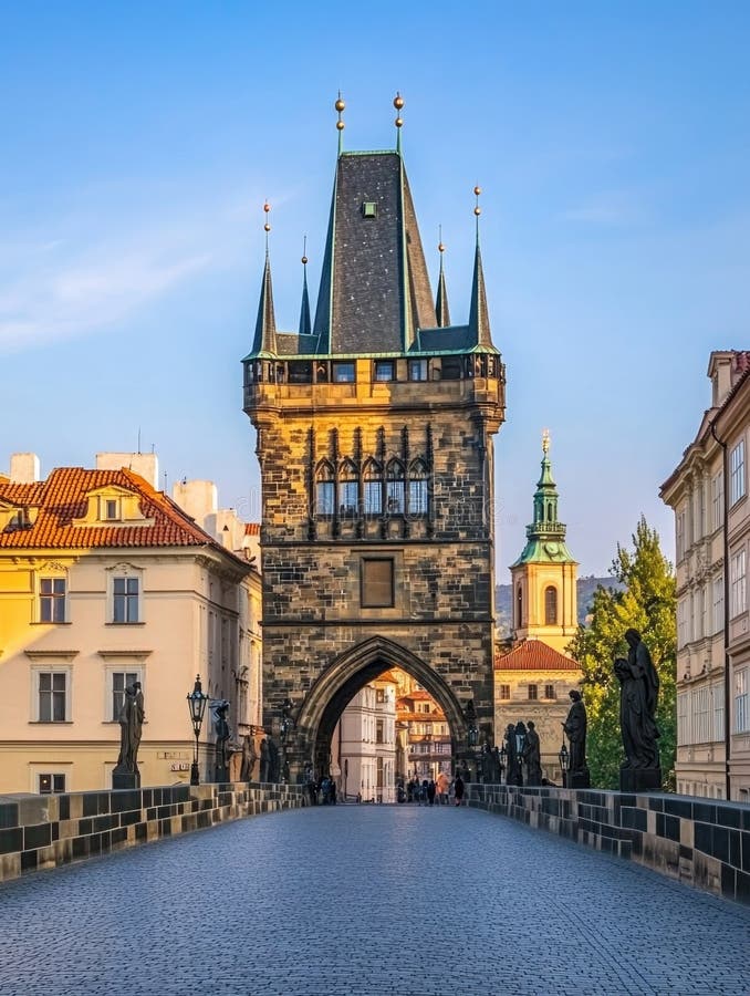 Clock Tower Bridge stock image. Image of clock, engineering - 373239439