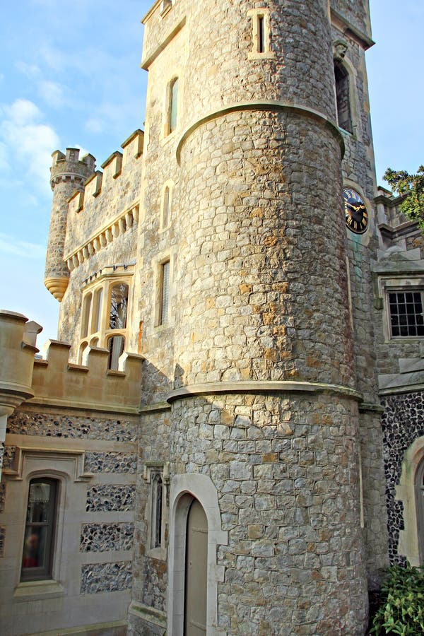 Clock tower castle stock photo. Image of outdoor, buildings - 28665870