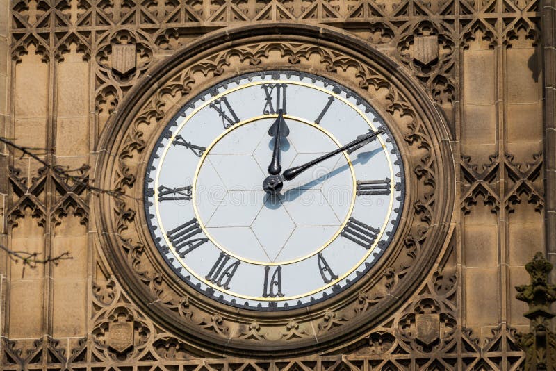 Clock tower stock photo. Image of antique, england, hour - 246002148