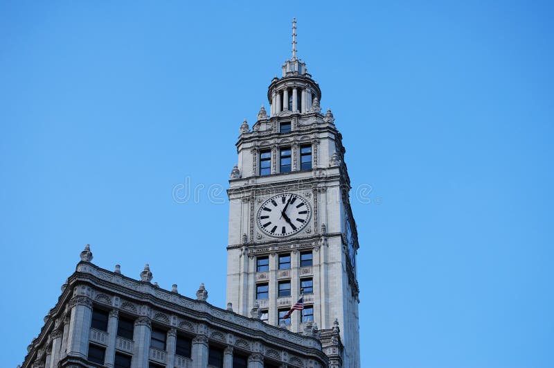 Clock Tower in Chicago Illinois Editorial Photo - Image of sears ...