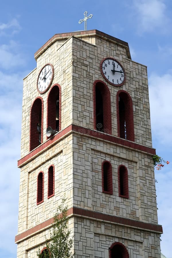 Clock Tower stock image. Image of history, blue, holy - 57243769