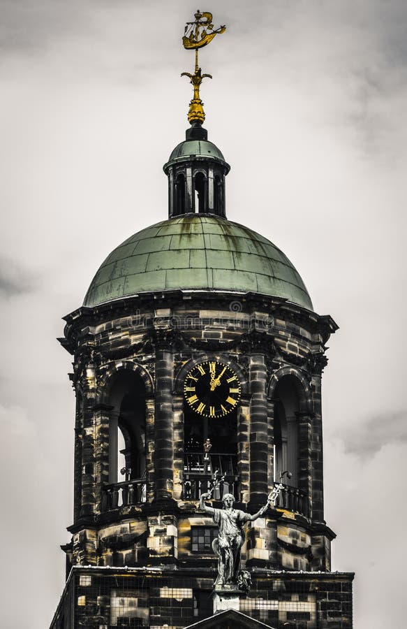Clock Tower stock image. Image of shot, black, exposure - 85481589