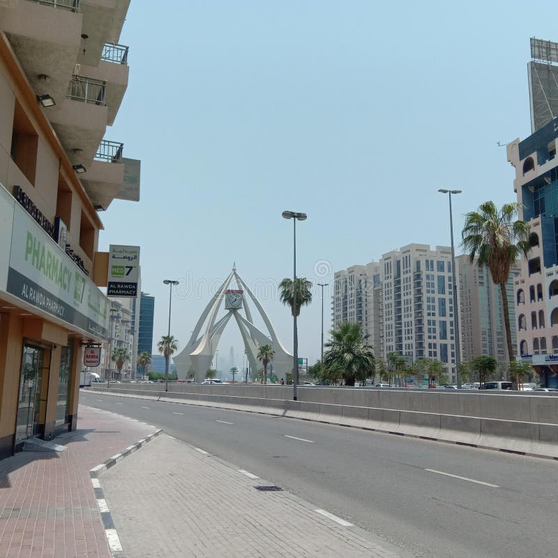 Clock Tower Deira Dubai UAE Editorial Photo - Image of dubai, lane ...