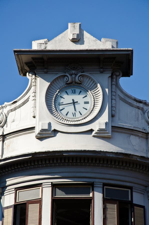 Clock tower design vintage stock image. Image of castelveggio - 23066879