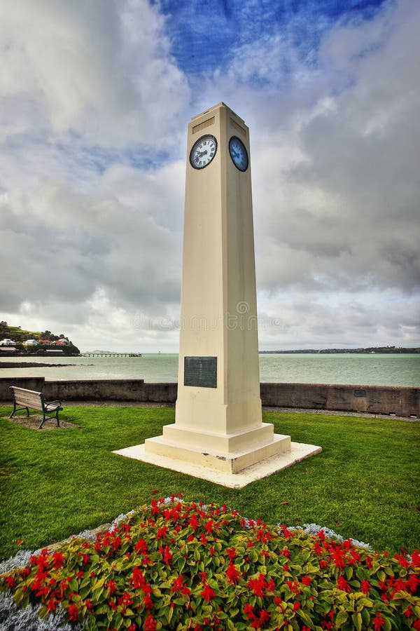 The Clock Tower stock photo. Image of deco, clock, auckland - 56659298
