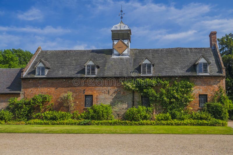Clock stock image. Image of tower, warwickshire, england - 32805361